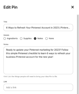 5 Different Types of Pin Formats You Should Be Using | Sarah Burk