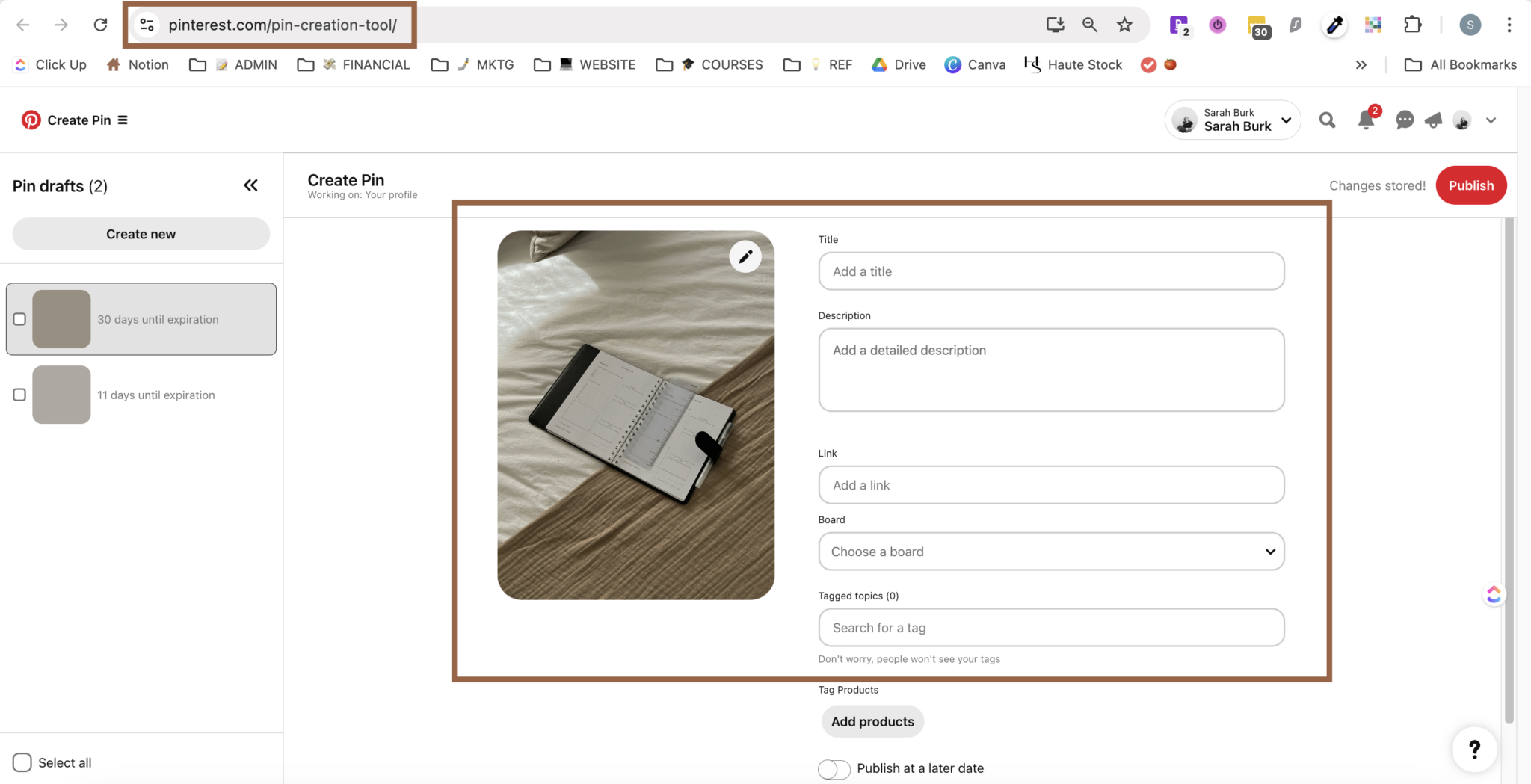 5 Different Types of Pin Formats You Should Be Using | Sarah Burk