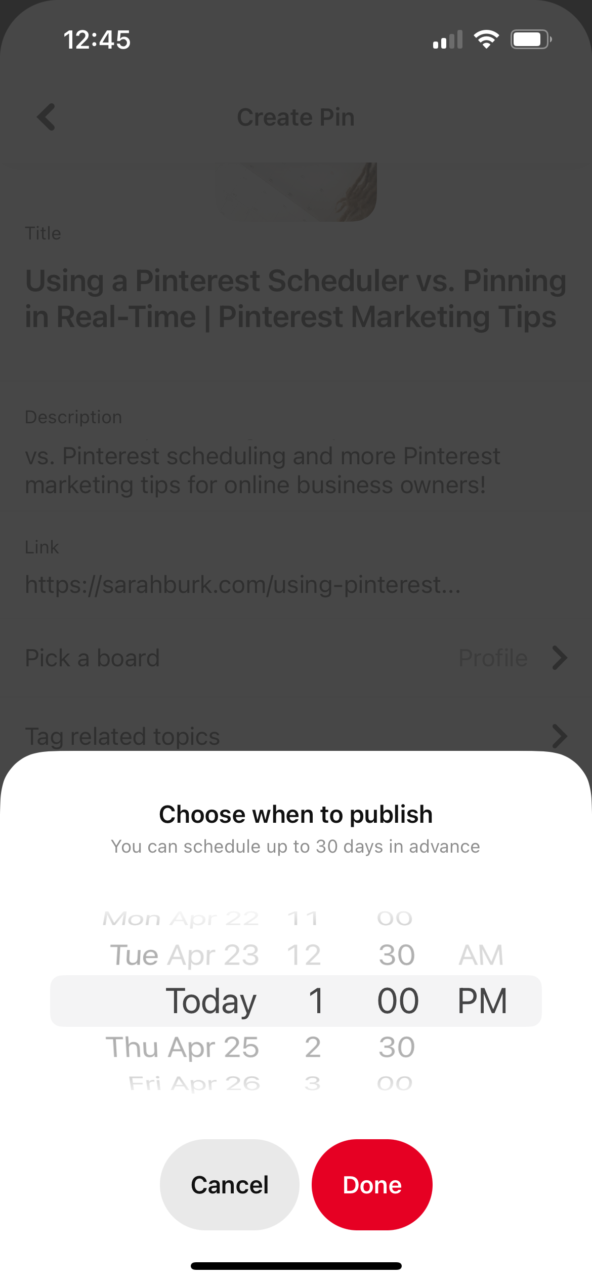 Using a Pinterest Scheduler vs. Live Pinning | Sarah Burk