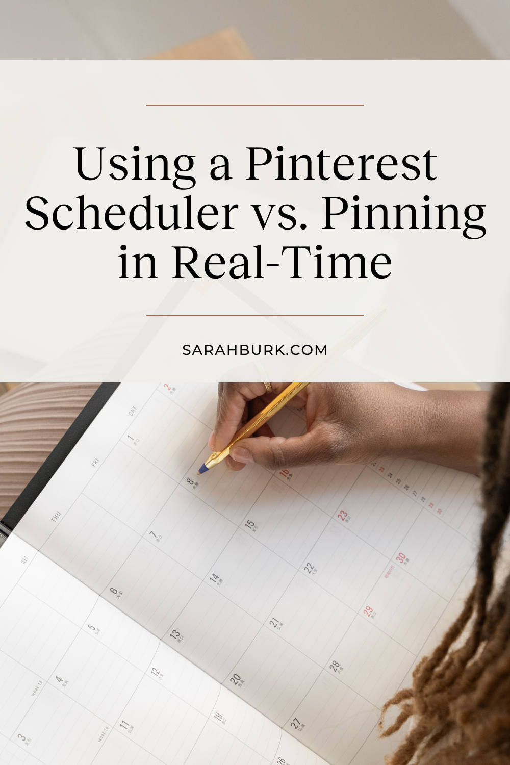 Using a Pinterest Scheduler vs. Live Pinning | Sarah Burk