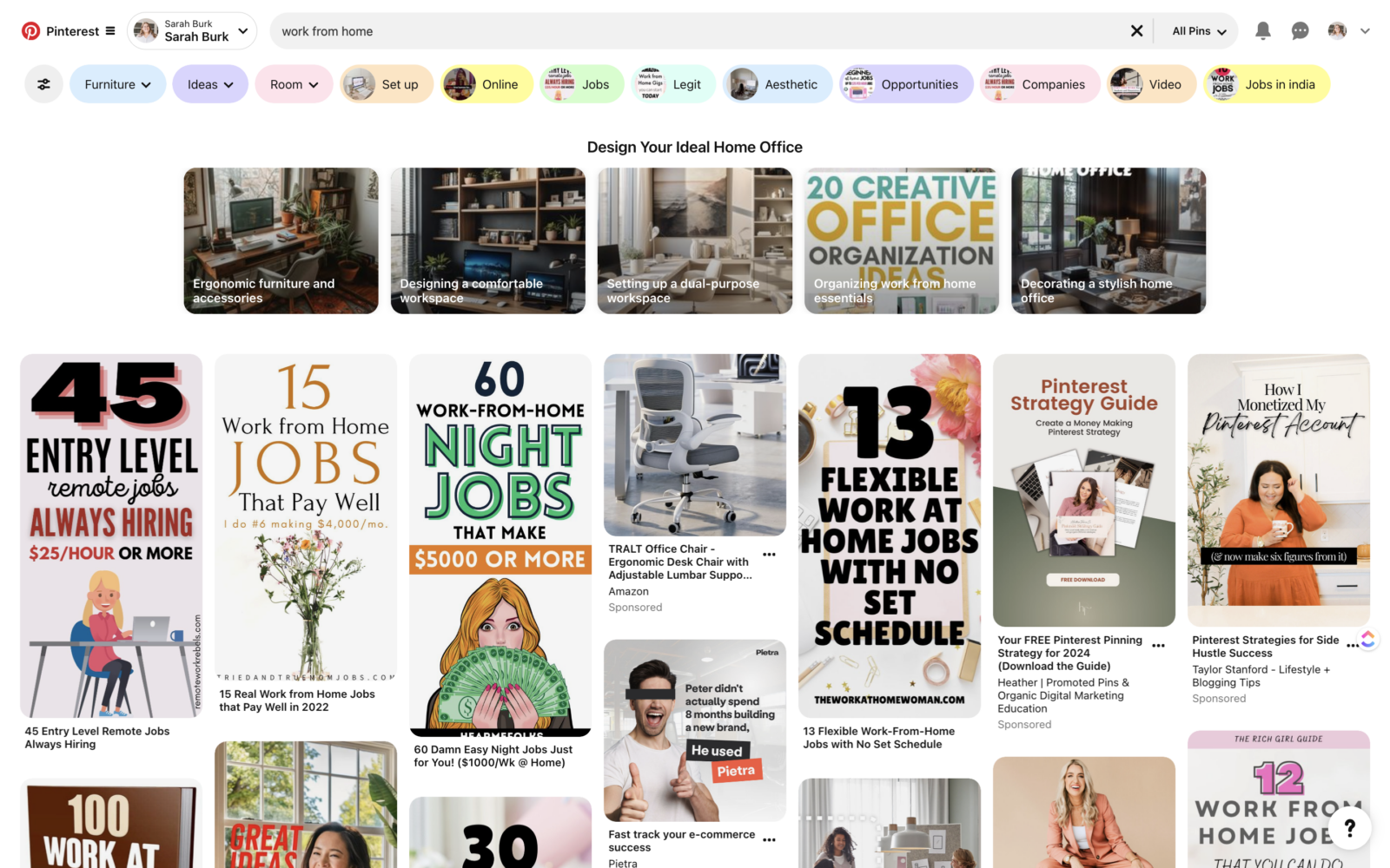 How to Create a Pinterest Content Strategy | Sarah Burk