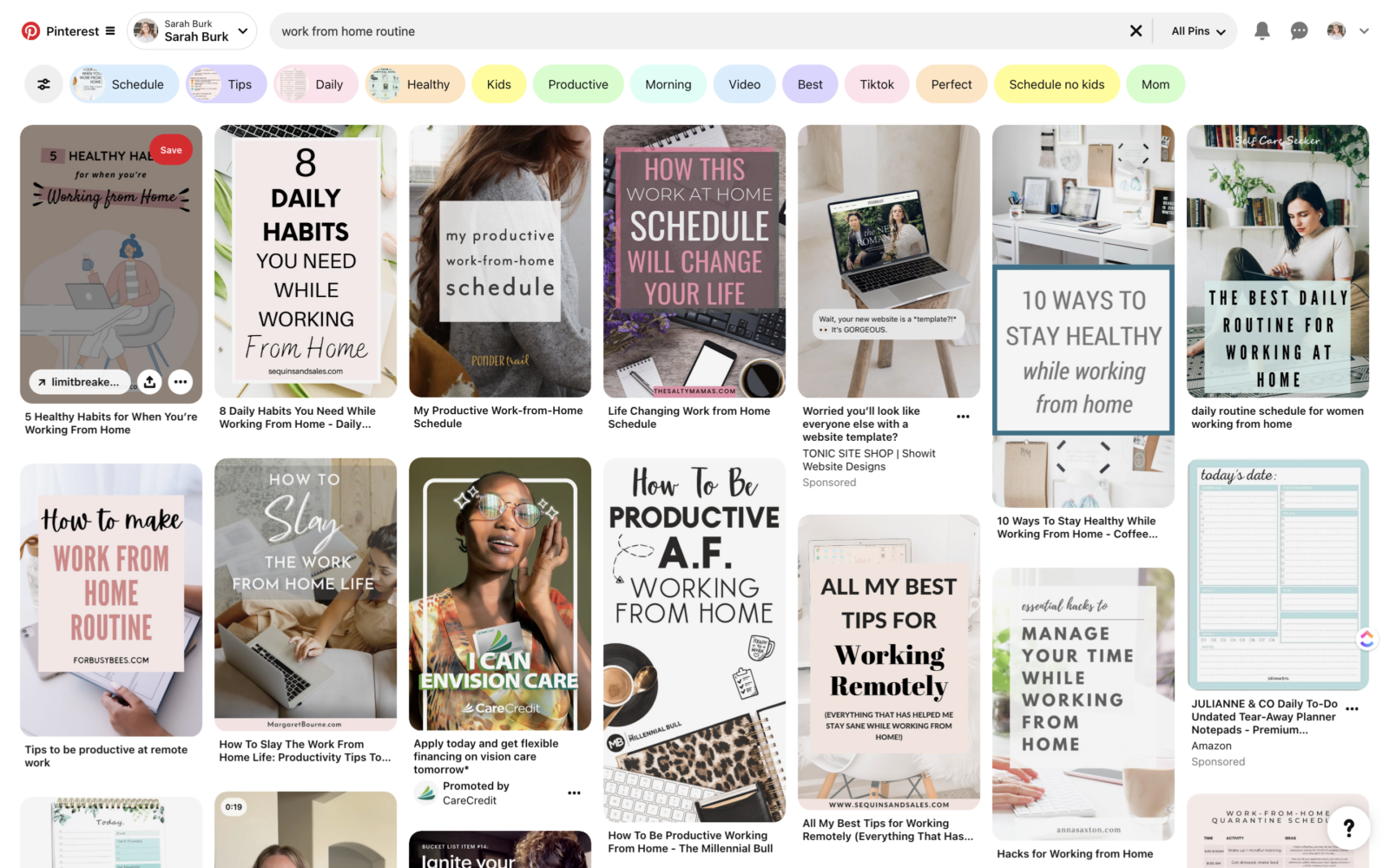 How to Create a Pinterest Content Strategy | Sarah Burk