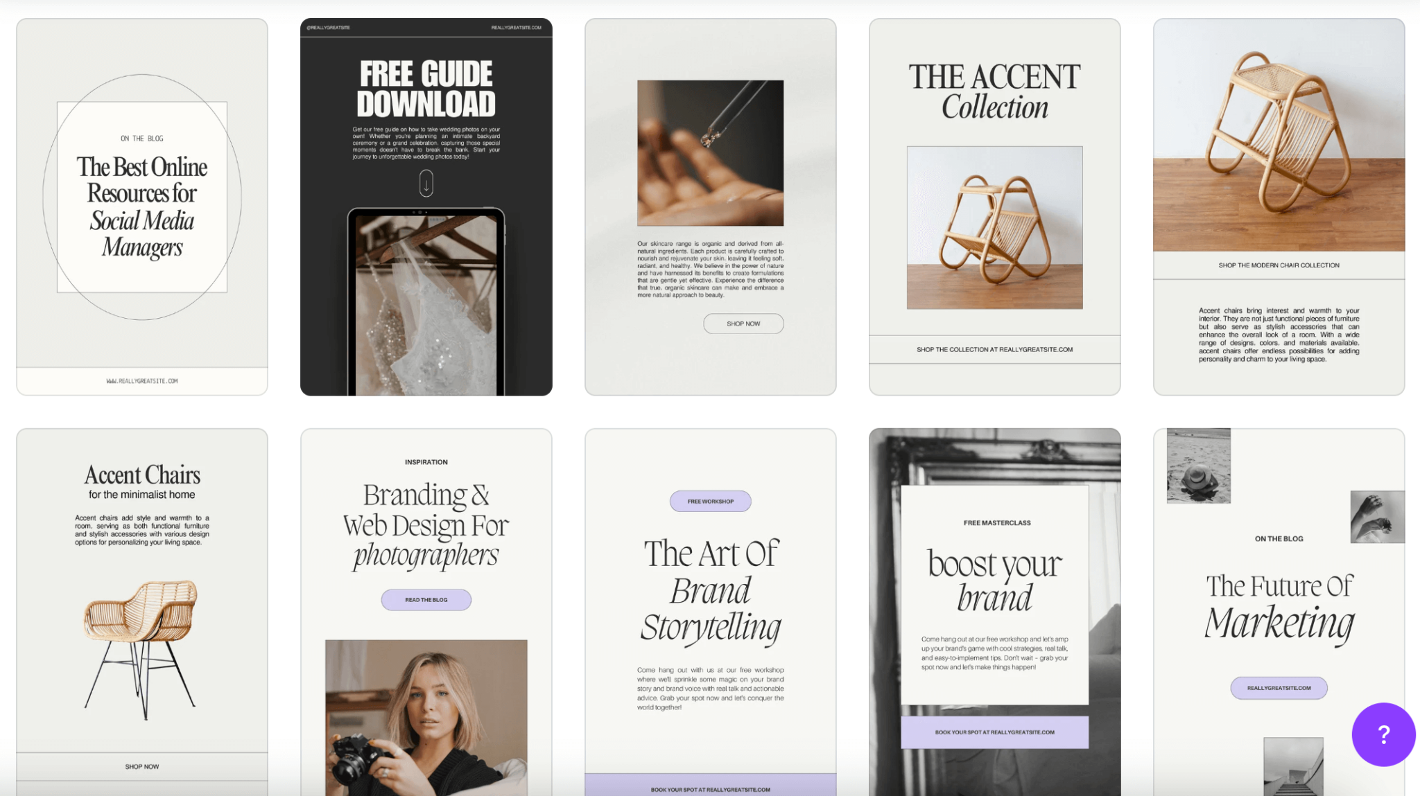 The Best Pinterest Pin Templates for Creative Entrepreneurs - Sarah Burk